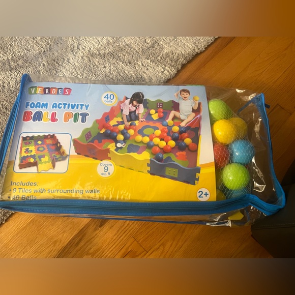 Toys | Foam Squares Activity Ball Pit | Poshmark